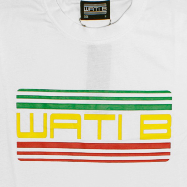 T-shirt Wati B - Wati B Logo Tee - White/Jamaica