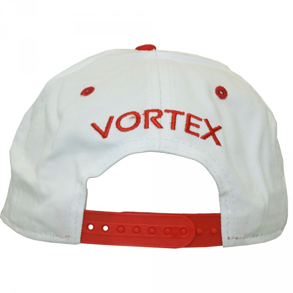 Casquette Snapback Vortex VX - VX Logo - Blanc / Rouge