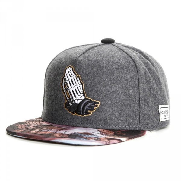 Casquette Snapback Cayler And Sons - Bonez Cap - Black Wool / Mc